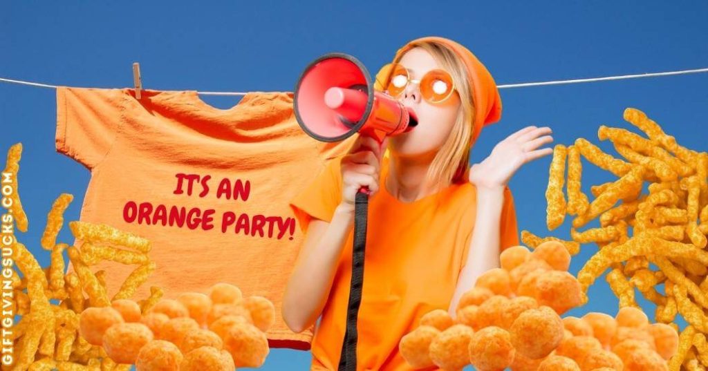 Orange Themed Parties are Great Fun! - giftgivingsucks.com
