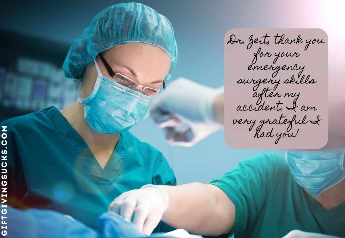 Heartfelt Thank You Message Examples to a Doctor - giftgivingsucks.com