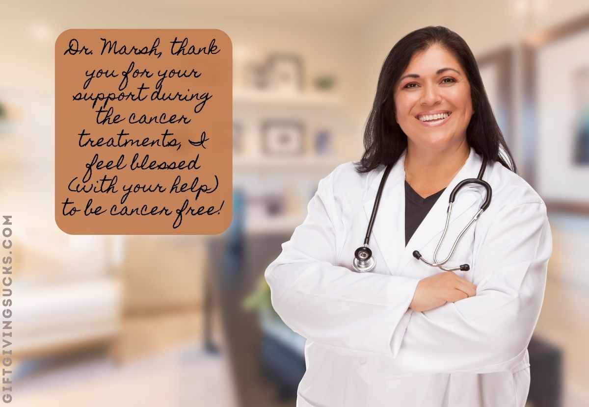 Heartfelt Thank You Message Examples to a Doctor - giftgivingsucks.com